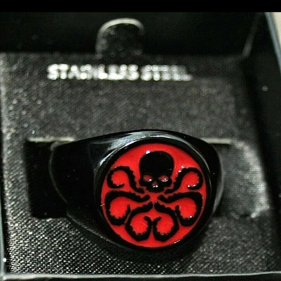 Marvel | Accessories | Marvel Comics Avengers Hydra Logo Stainless ...